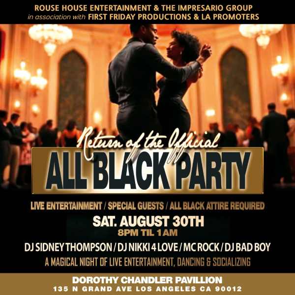 All Black Party 2025 - loopnla.com
